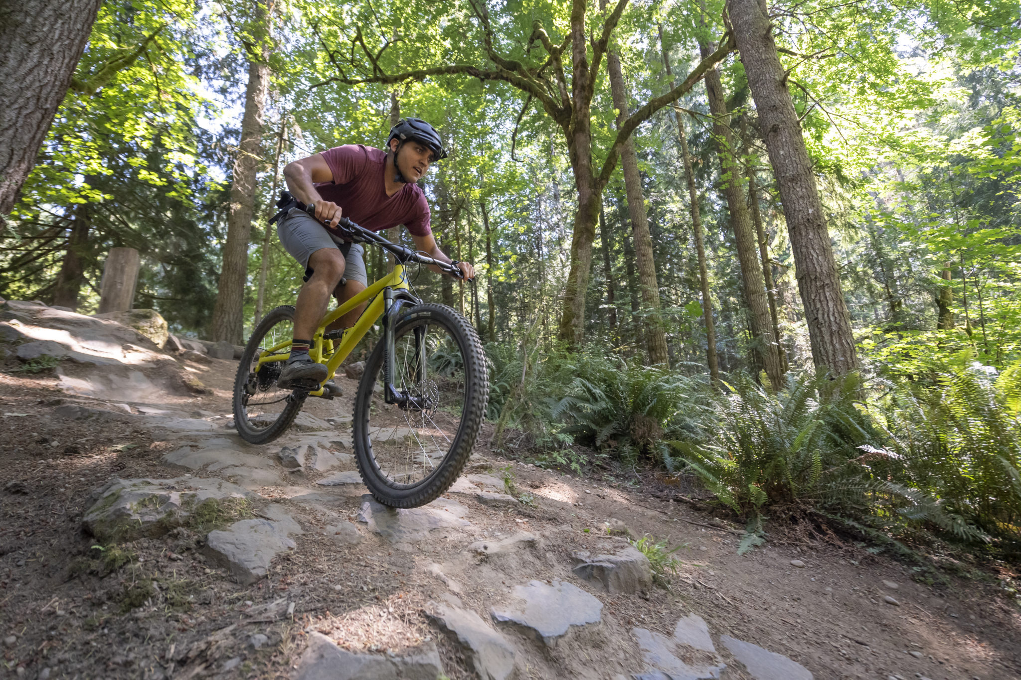 Turning after a Steep Descent | Diamondback Bikes